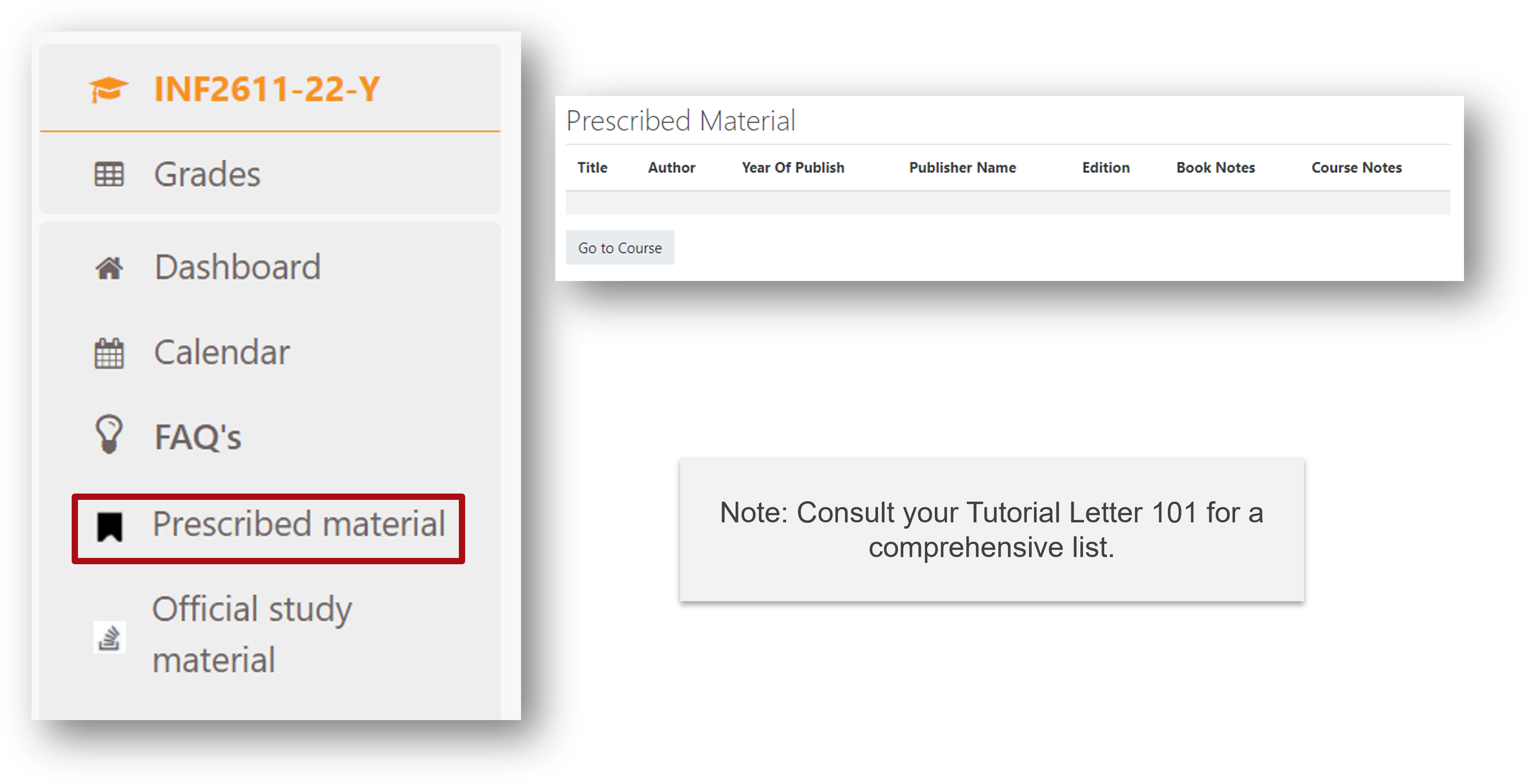 Section: Lesson 9: How do I view my prescribed books? | STU-100: Basic Skills in Using myModules ...